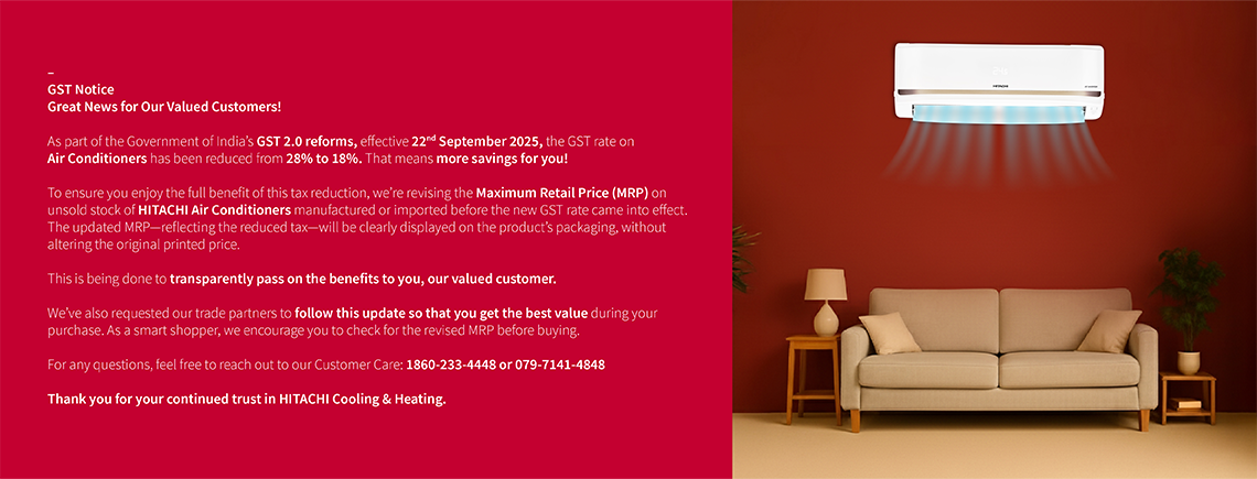 Buy air conditioners & Refrigerators | Hitachi E-Shop