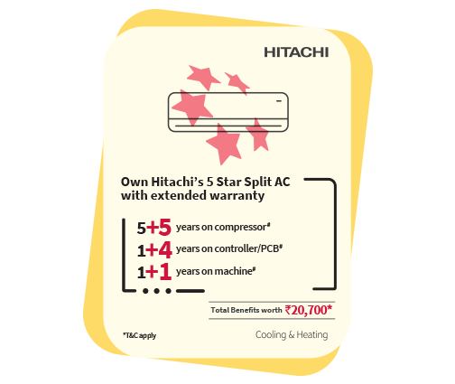 Hitachi One for everyone offer